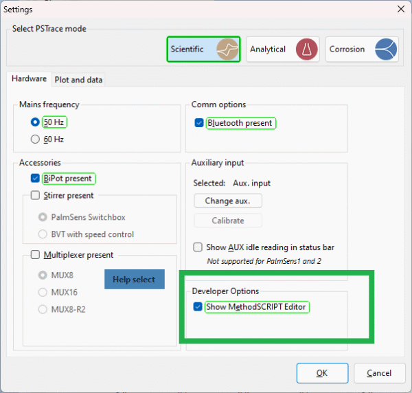 MethodSCRIPT: Tips & Tricks - PalmSens