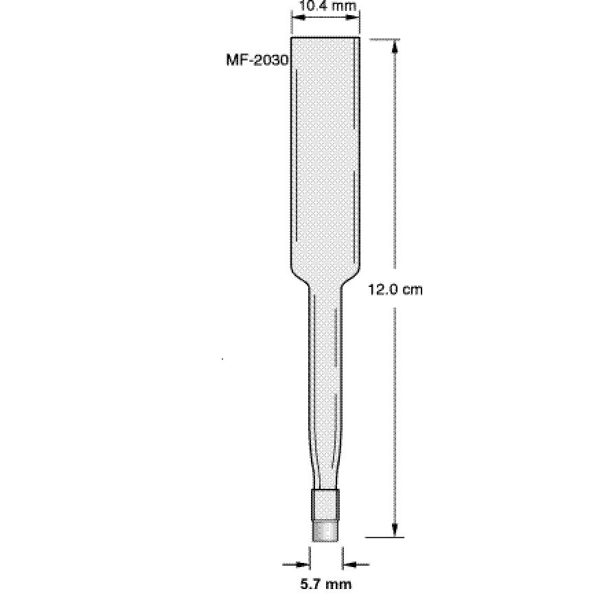 BASi MF-2030 Double-Junction Reference Electrode Chamber - PalmSens