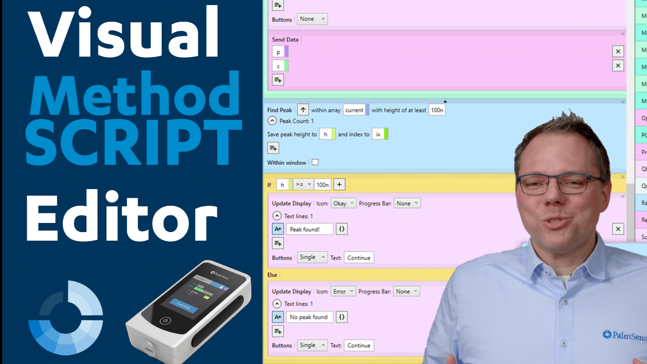 Método visualEditor SCRIPT - PalmSens